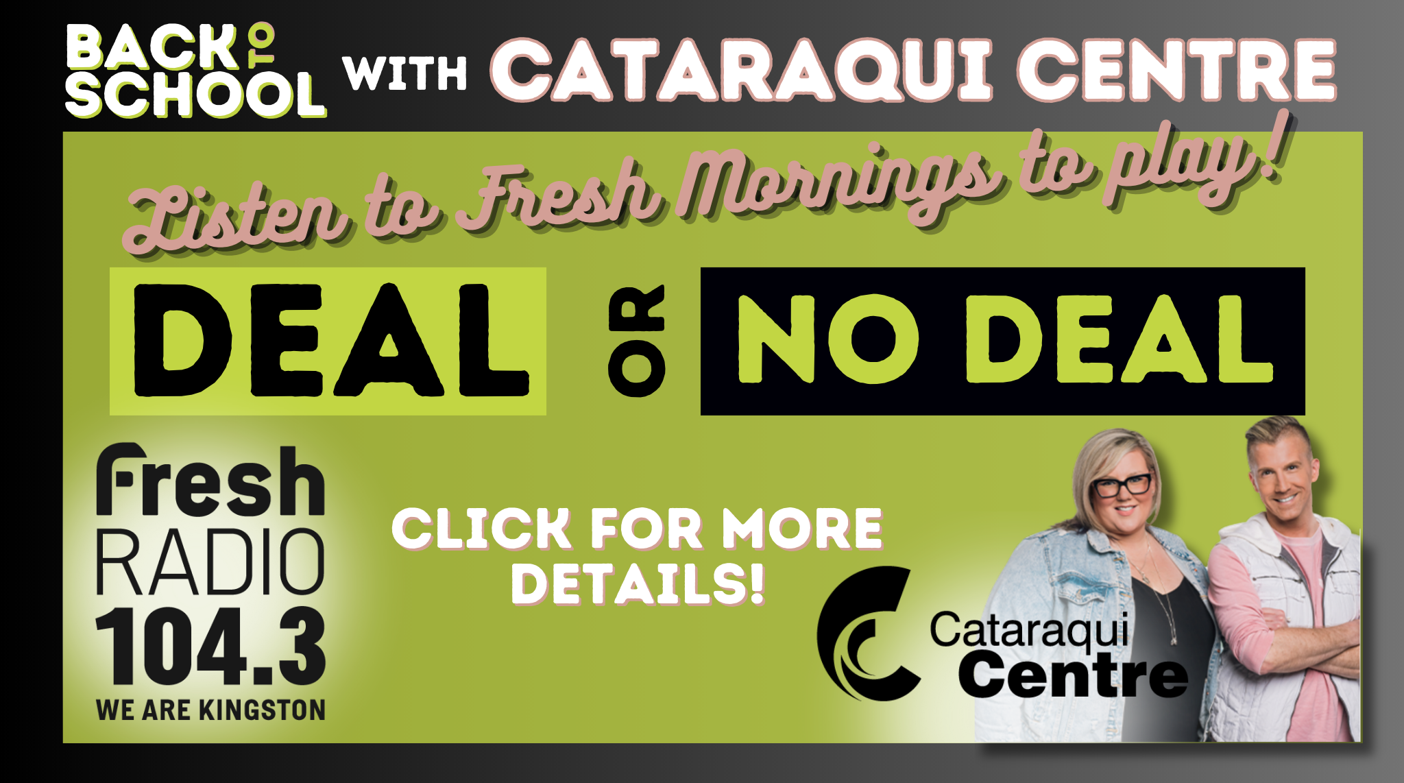 Back To School with Cataraqui Centre | 104.3 Fresh Radio