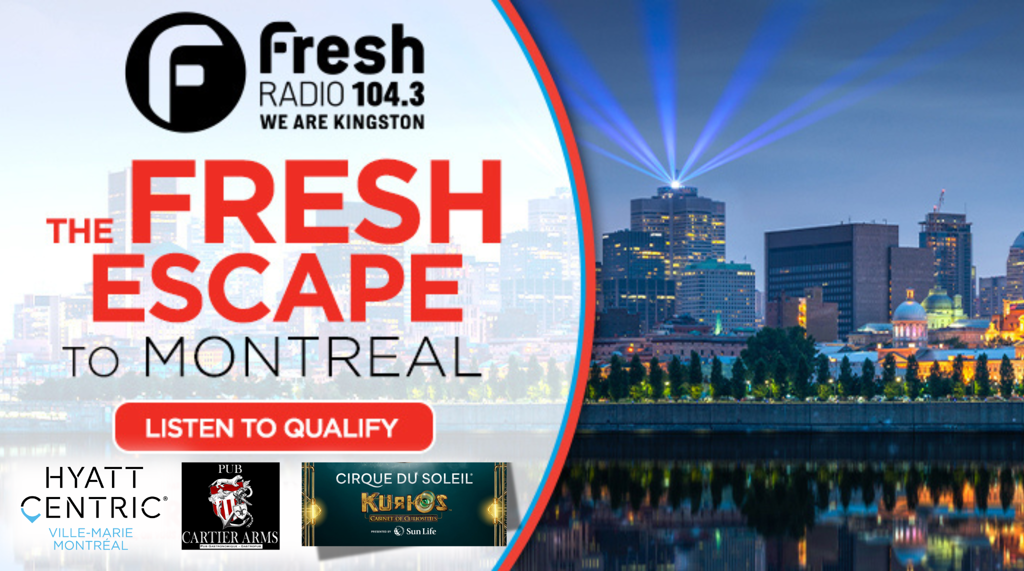 FRESH Escape to Montreal | 104.3 Fresh Radio